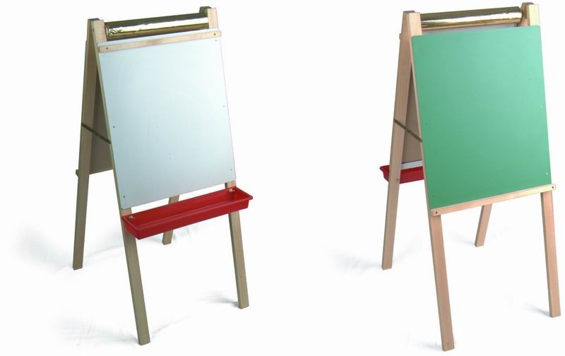 Doble - caballete del marco del estudio H del caballete de la pintura ...
